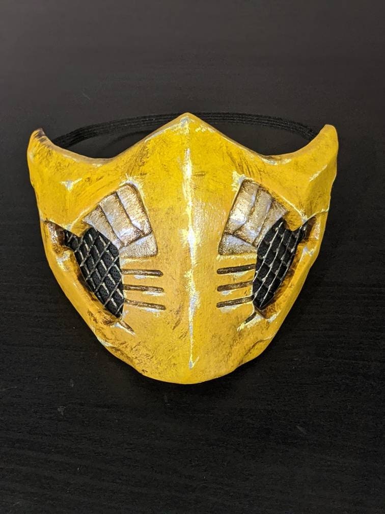 MKX Toasty (scorpion) Battle Worn Face Mask Costume/ Cosplay MKX - Etsy