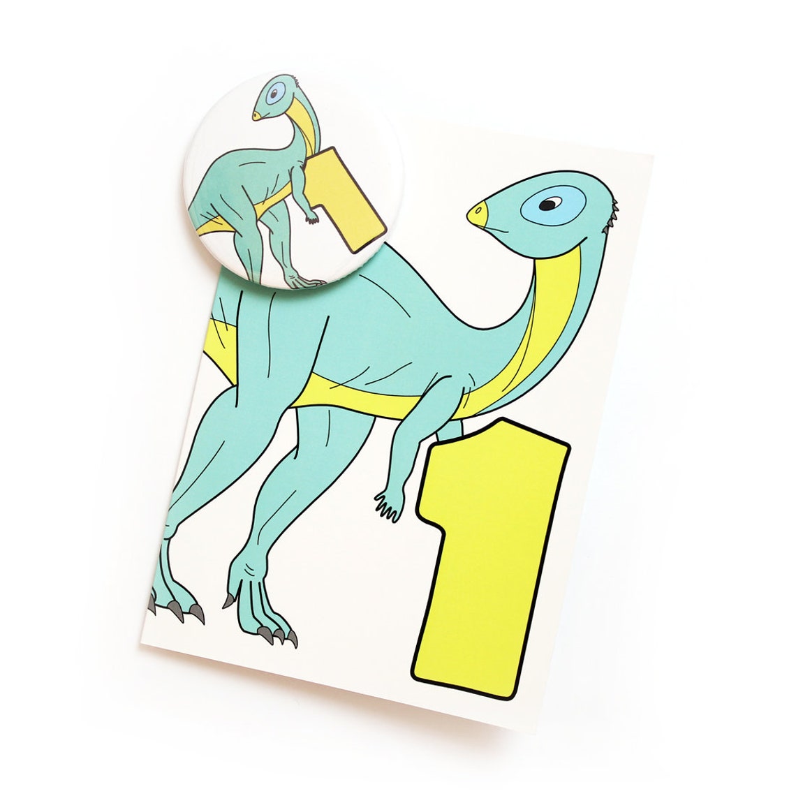 Number 1 Card Dinosaur Birthday Card Anniversary Card Cards | Etsy