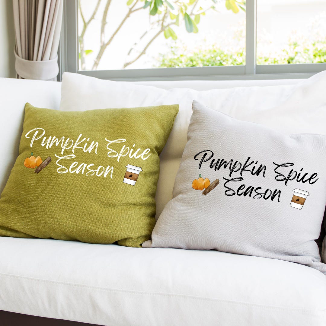 Pumpkin Spice Season PNG, Watercolor Clip Art, Fall DTF Digital ...