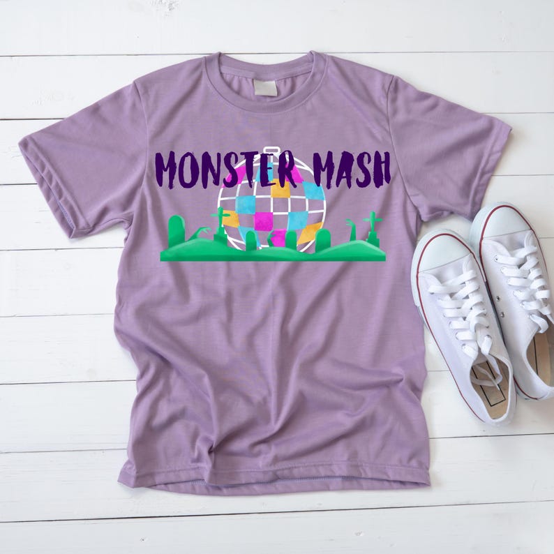 Monster Mash PNG, Watercolor Clip Art, Halloween DTF Digital Download ...