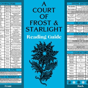 ACOFAS Reading Guide Bookmark Maas Printable Digital Frost & Starlight ...