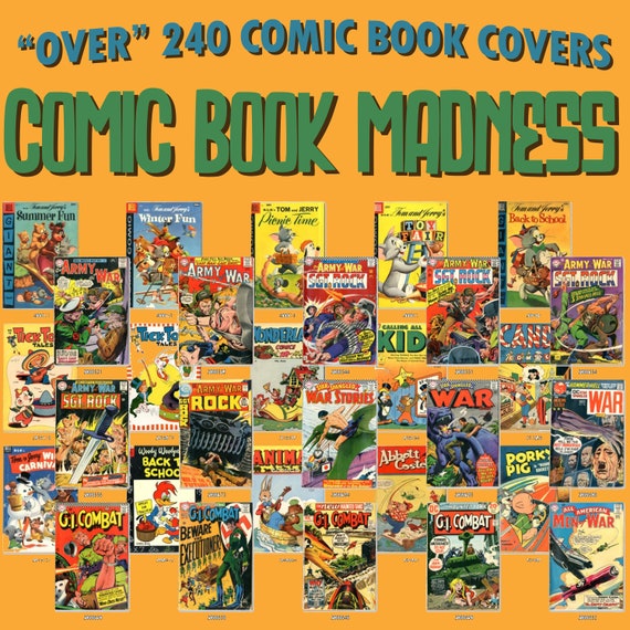 Vintage Classic | ASSORTED COMIC BOOK Collection | "Over 240 Digital ...