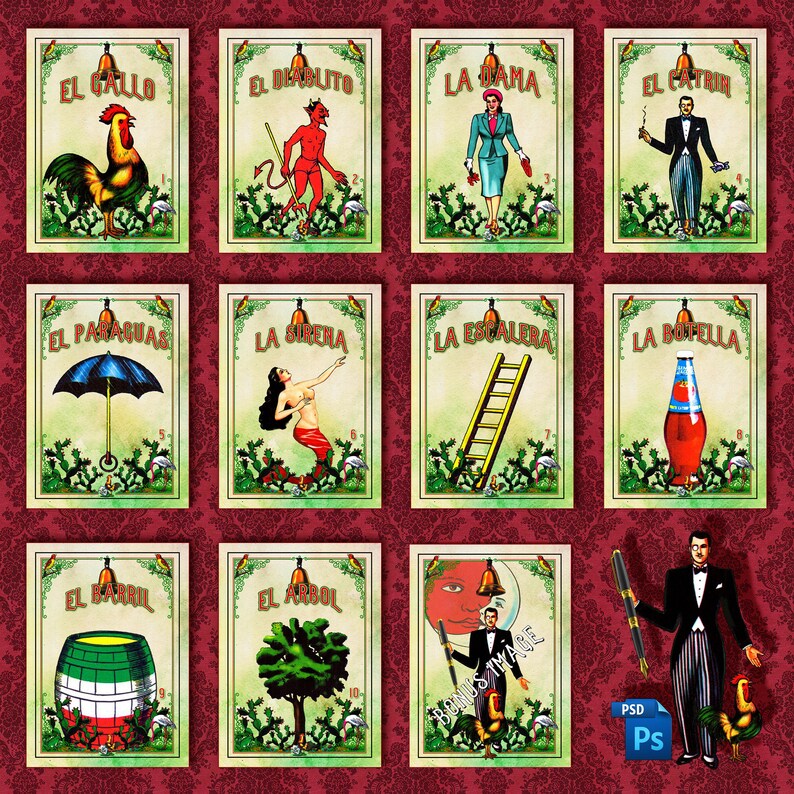 LOTERIA "special Edition" Digital Art Collection, "this is Set" (set 1 ...