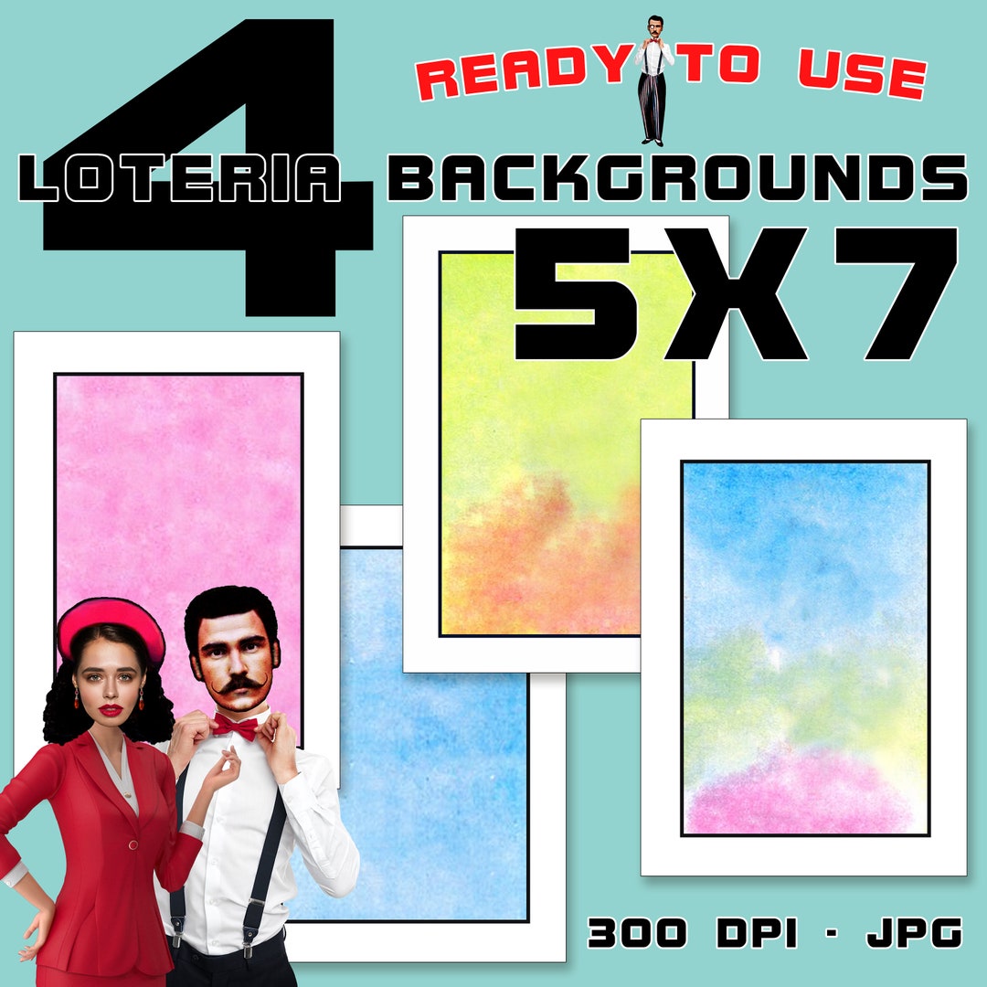 Original Style LOTERIA BACKGROUND 5"x7" Reg. 5.99 on Sale Now! - Etsy