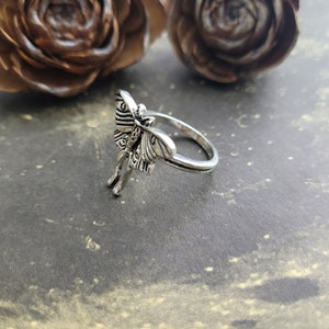 Silver Luna Moth Ring - Etsy