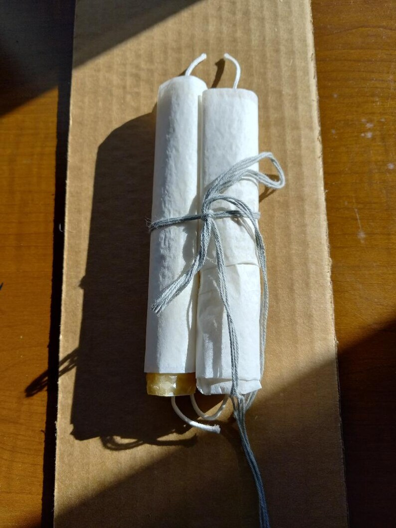 Hand Rolled Beeswax Candles - Etsy