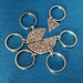 SALE 6 Slice Pizza Keychain Also Sets of 7 8 9 10 Pie - Etsy
