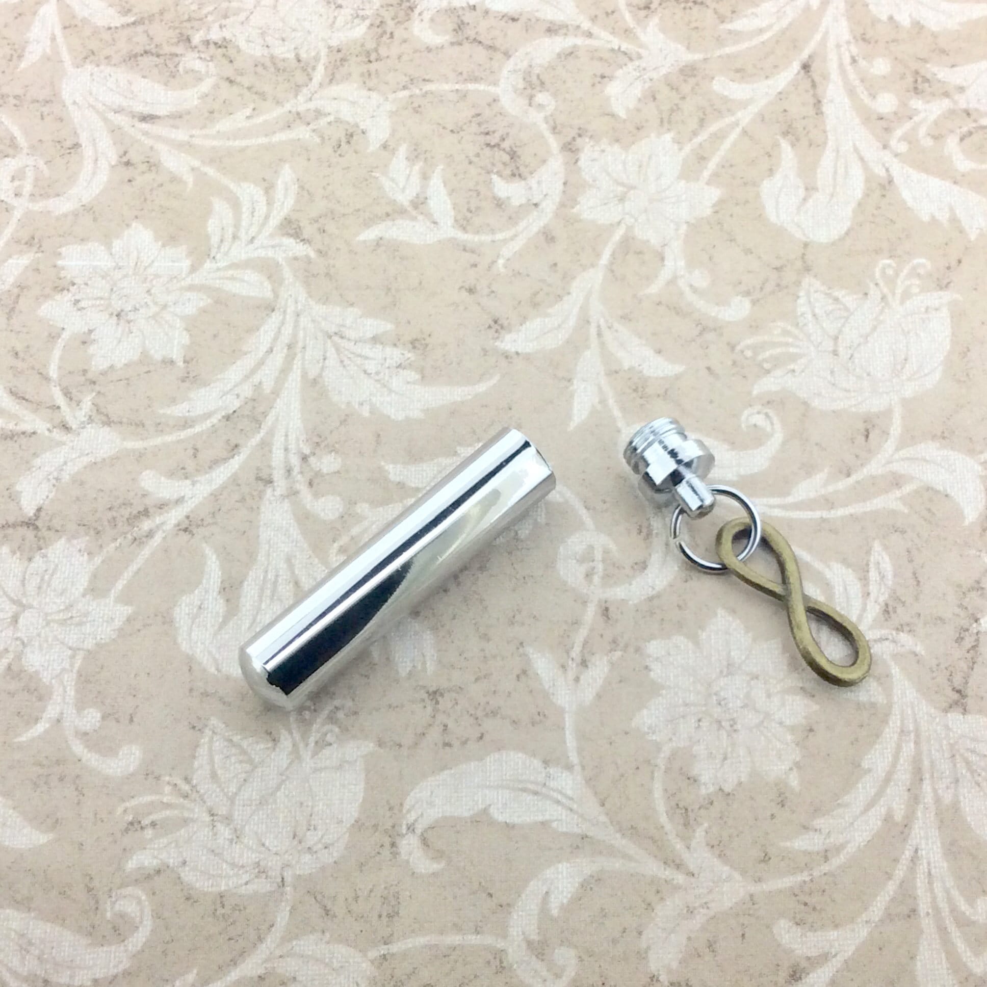 Long URN Pendant With Infinity Symbol Personalized Name | Etsy