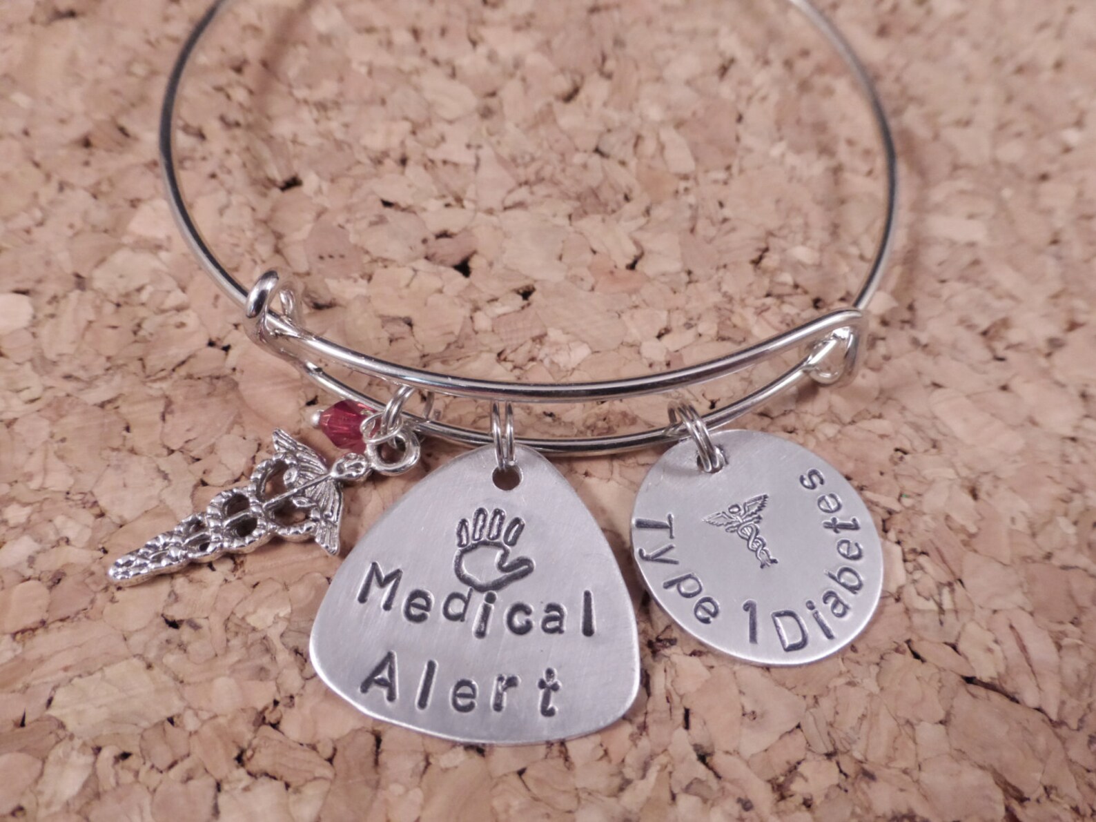 Custom Medical Alert Bracelet ID Charms Stylish Jewelry | Etsy
