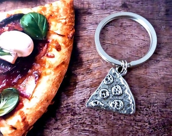 SALE 6 Slice Pizza Keychain Also Sets of 7 , 8 , 9 , 10 Pie Order ...