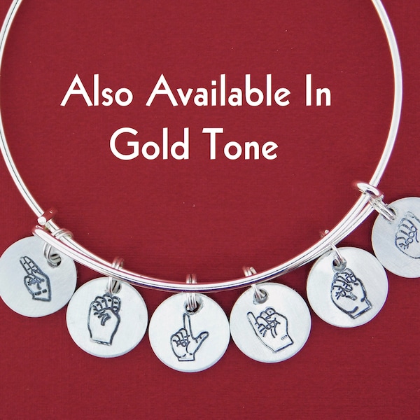 Sign Language Jewelry - Etsy