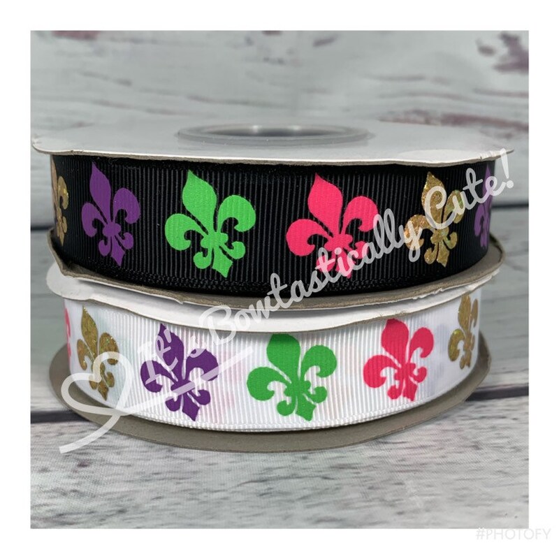 Fleur De Lis Ribbon - Etsy