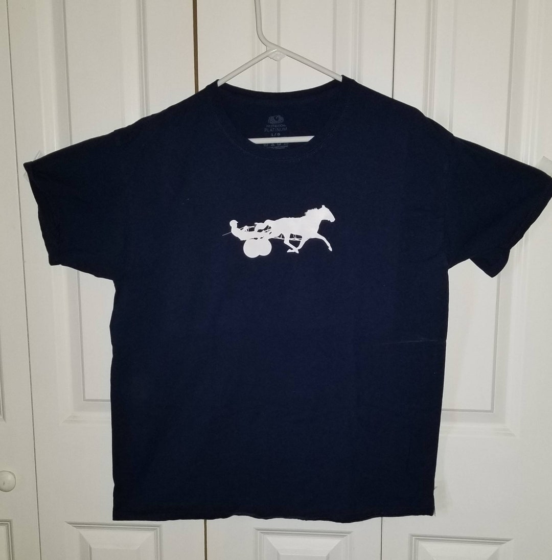 Standardbred Horse Harness Racing Pacer T-shirt Adult Size Large - Etsy