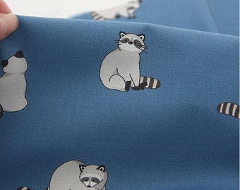 Raccoon fabric | Etsy