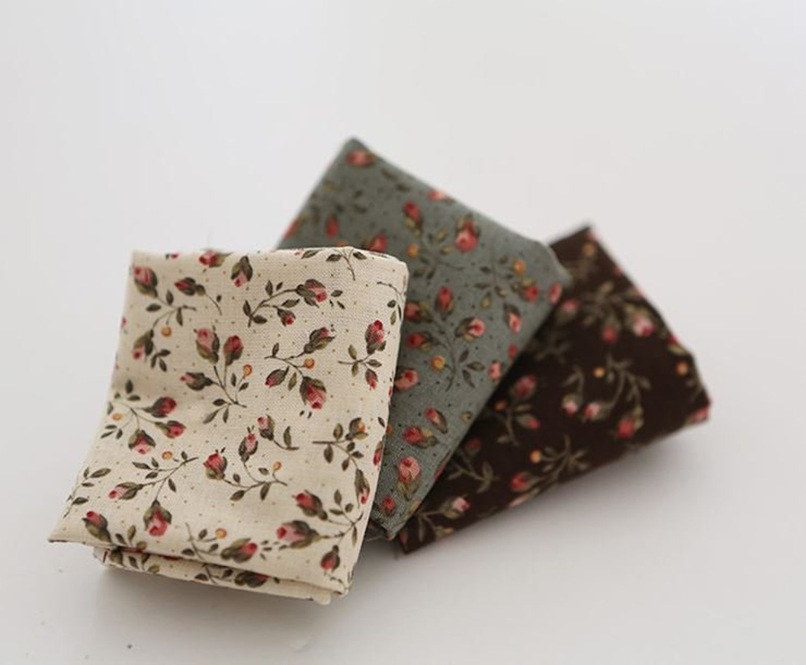 Little Flower Pattern Cotton Fabric by Yard 3 Colors - Etsy