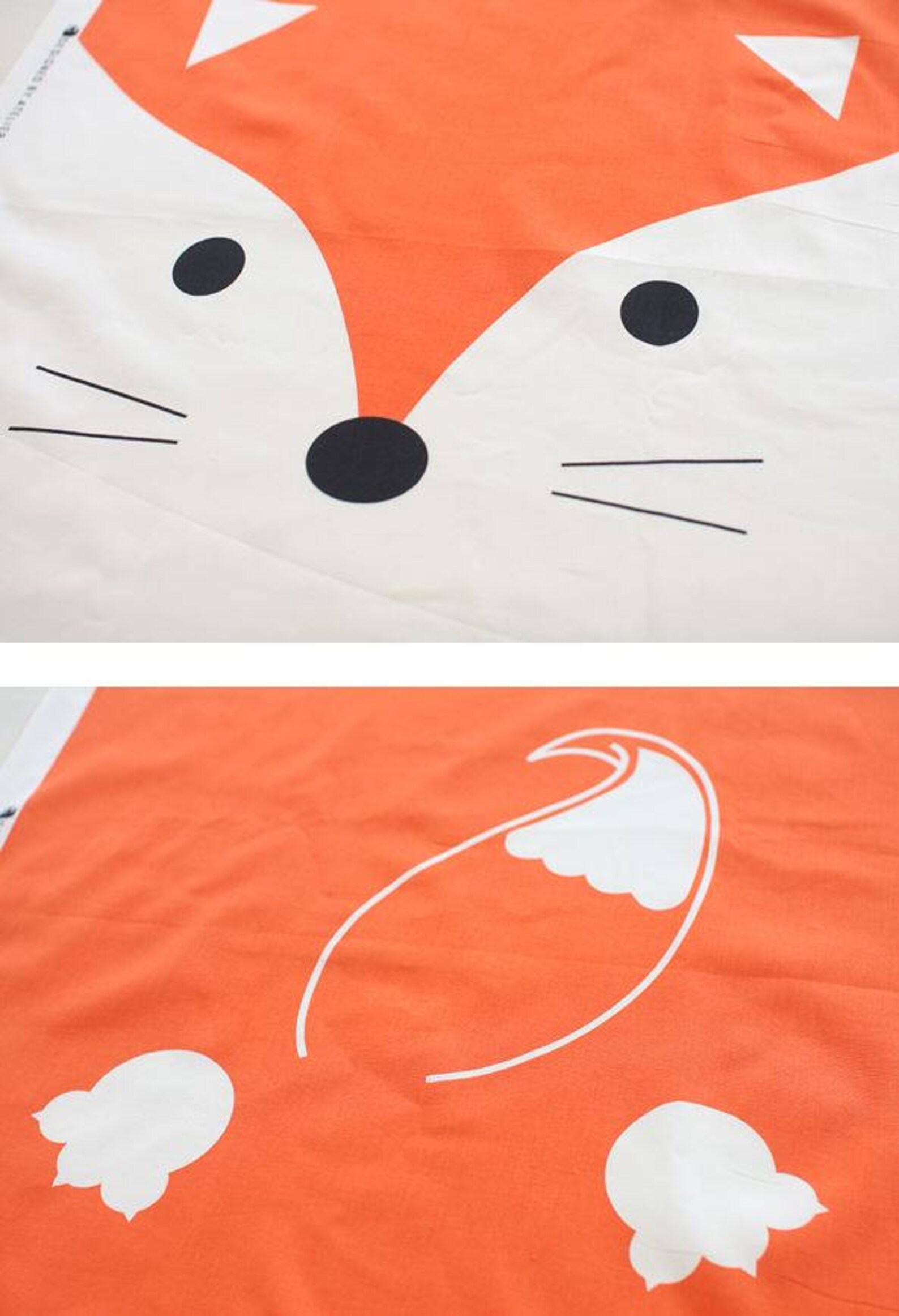 Animal Face Pattern Cotton Panel Fabric S89709 3 Designs - Etsy