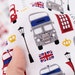 London Buses Pattern Cotton Fabric by Yard S71962 - Etsy