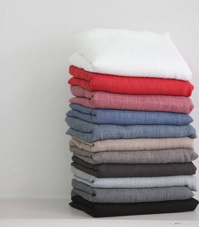 Single Washed Cotton Gauze Fabric by Yard Beige Brown Dark - Etsy