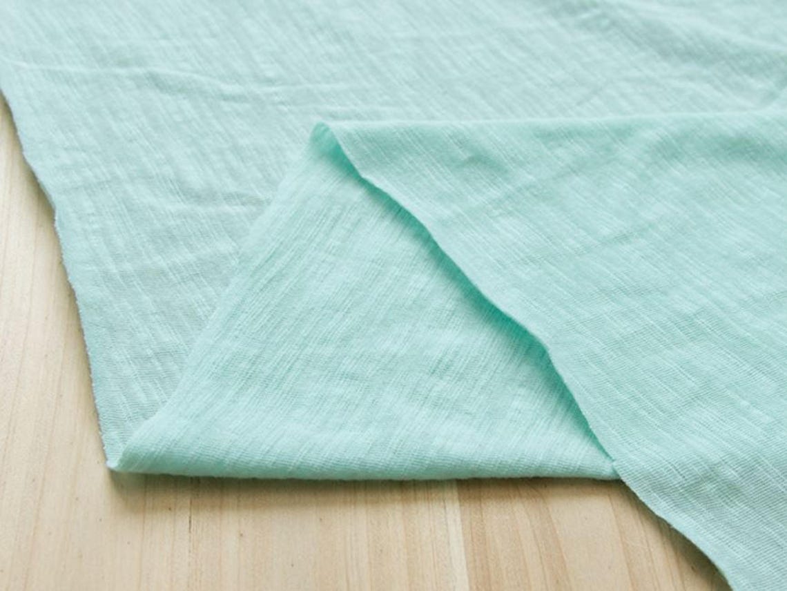 Slub Solid Cotton Knit Fabric Slub Texture Fabric by Yard 9 | Etsy