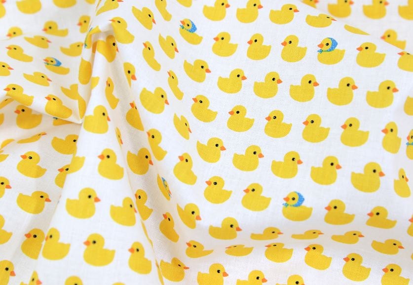 Cute Rubber Ducks Pattern Cotton Fabric by Yard - Etsy