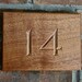 Oval Brass House Number 14 X 10cm - Etsy