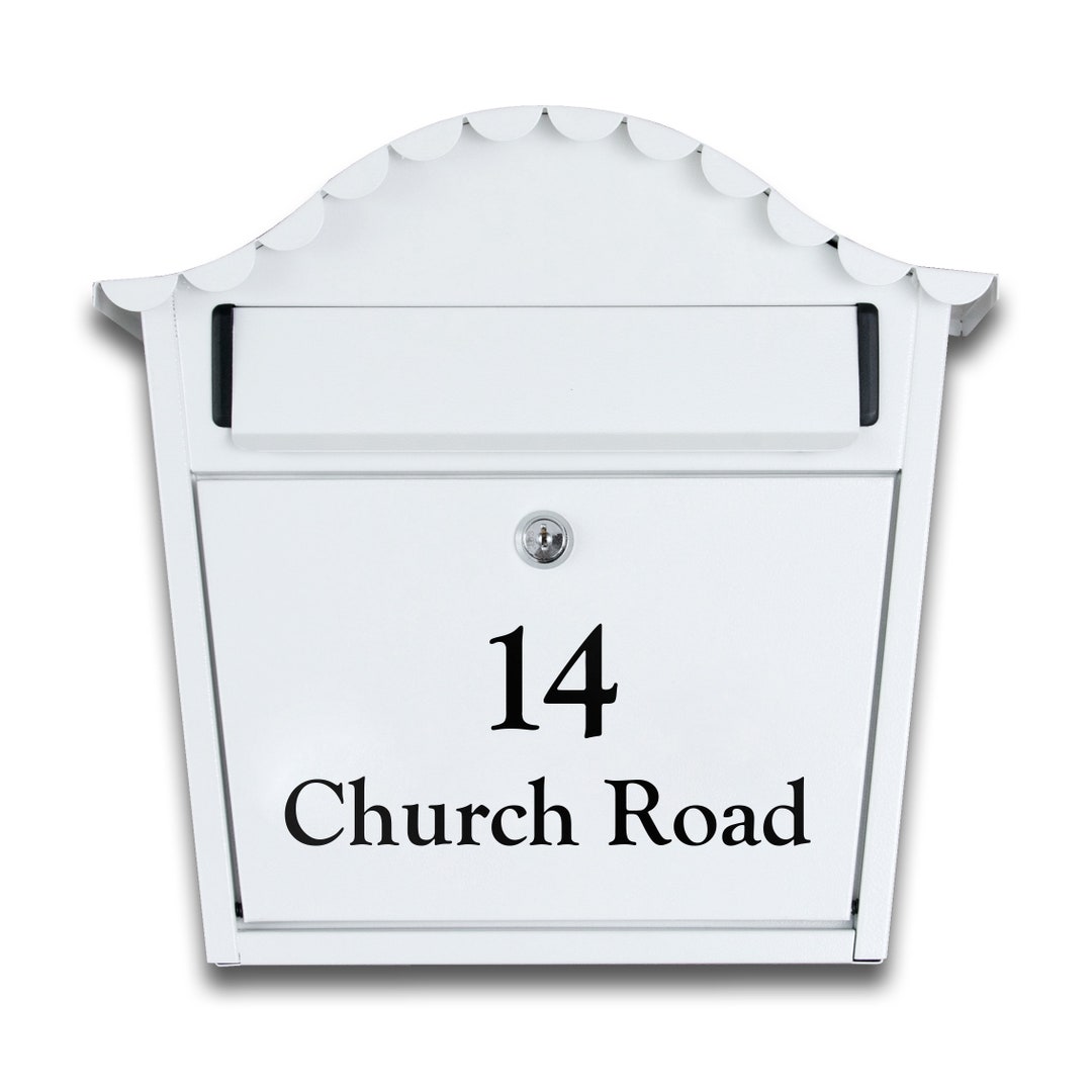 London White Letterbox - Personalised - Etsy UK