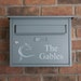 Belfast Post Box in Gunmetal Grey - Personalised With Your Home Address ...