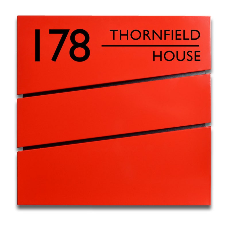 Personalised Statement Letterbox Postbox Mailbox Signal Red - Etsy UK