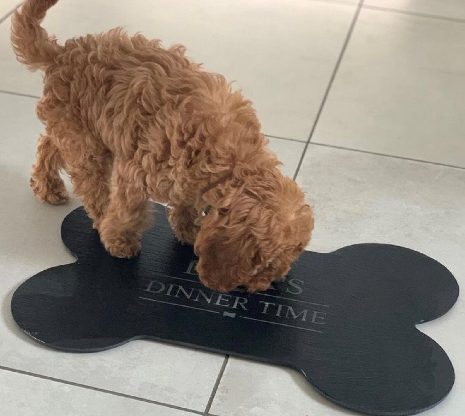 Personalised Slate Bone Shaped Food Mat - Etsy UK