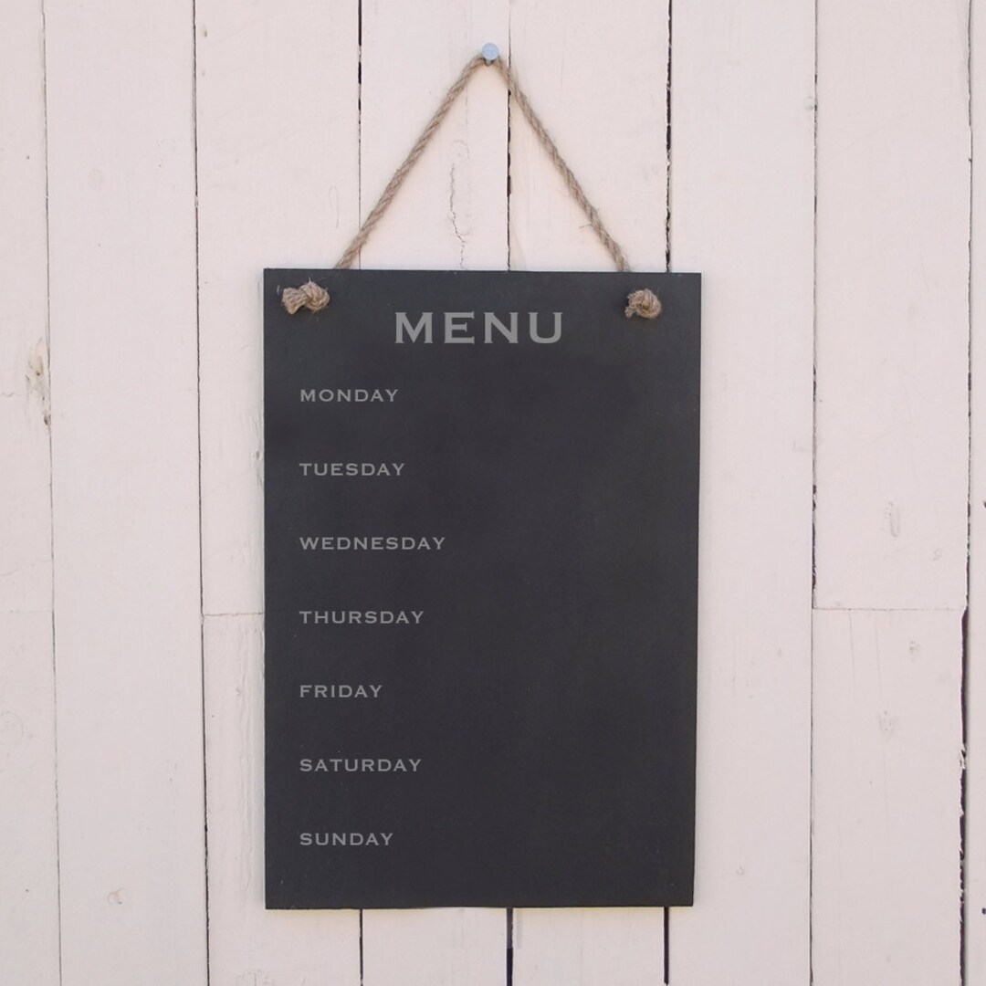 Menu' Notice Board - Etsy