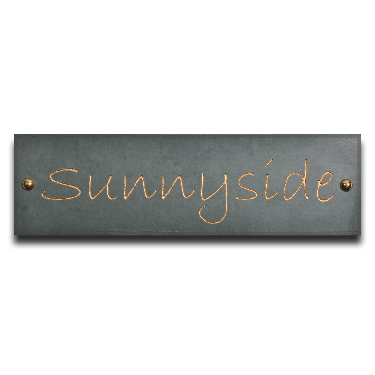 Green Slate House Sign 35.5cm X 10cm - Etsy UK
