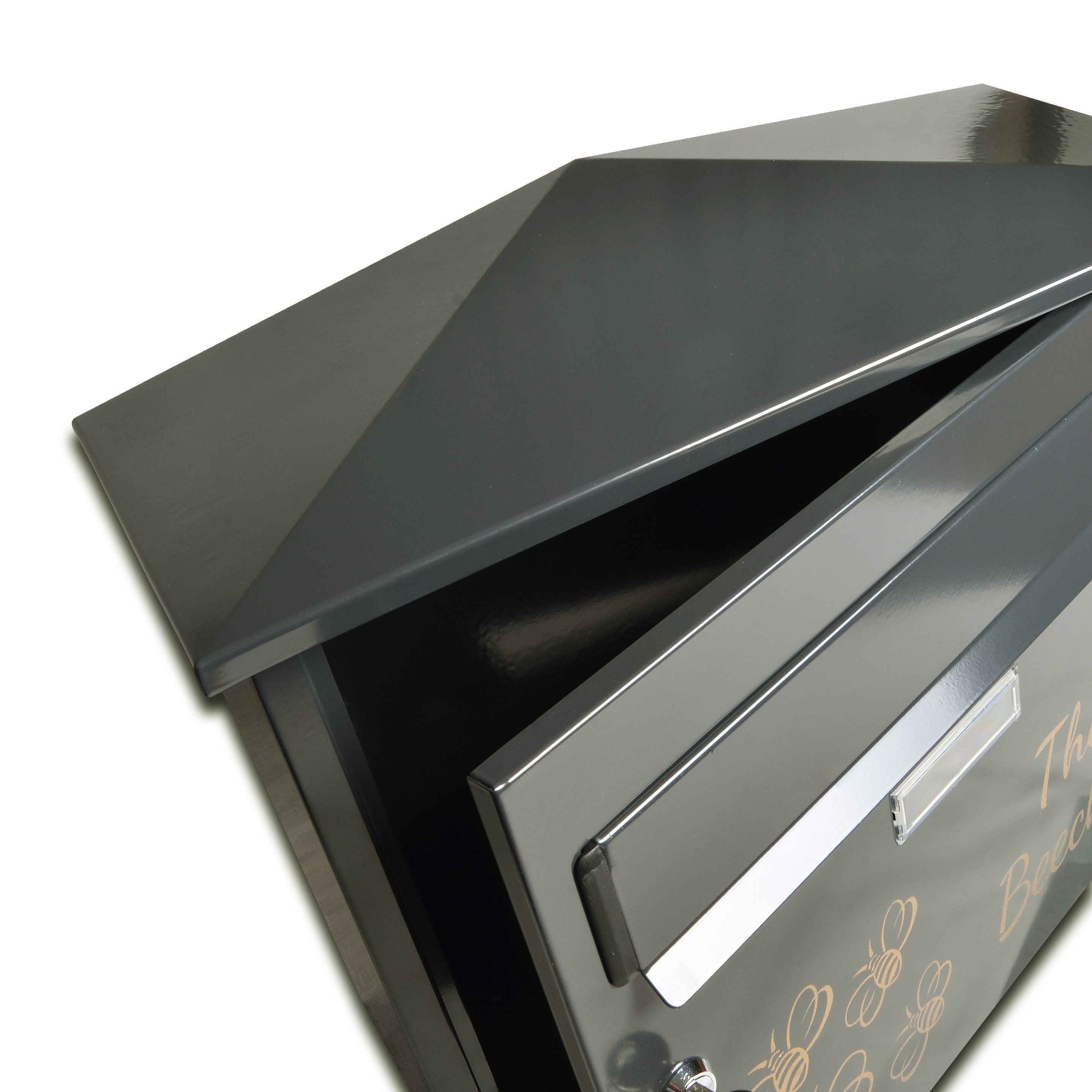 Personalised Postbox Belfast in Anthracite Grey - Wall Mounted - Etsy UK