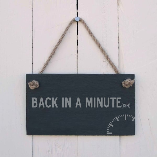 Be Right Back Signs - Etsy