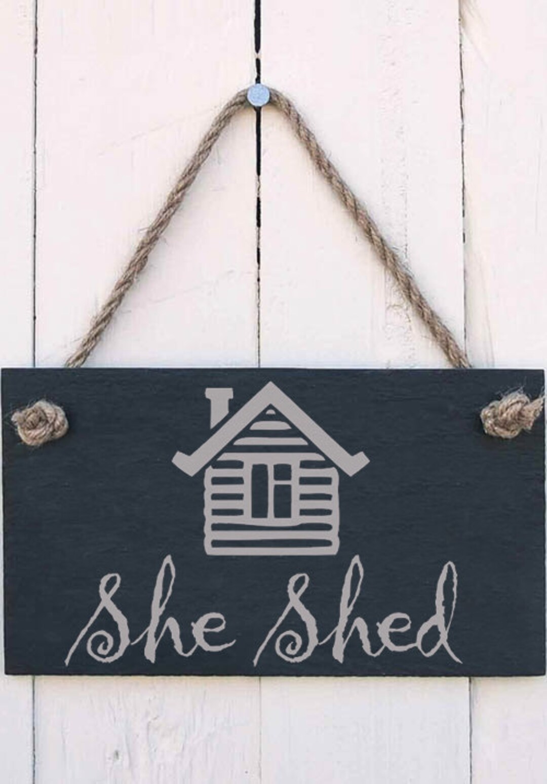 Hanging Sign - "she Shed" Handmade Gift - Etsy UK
