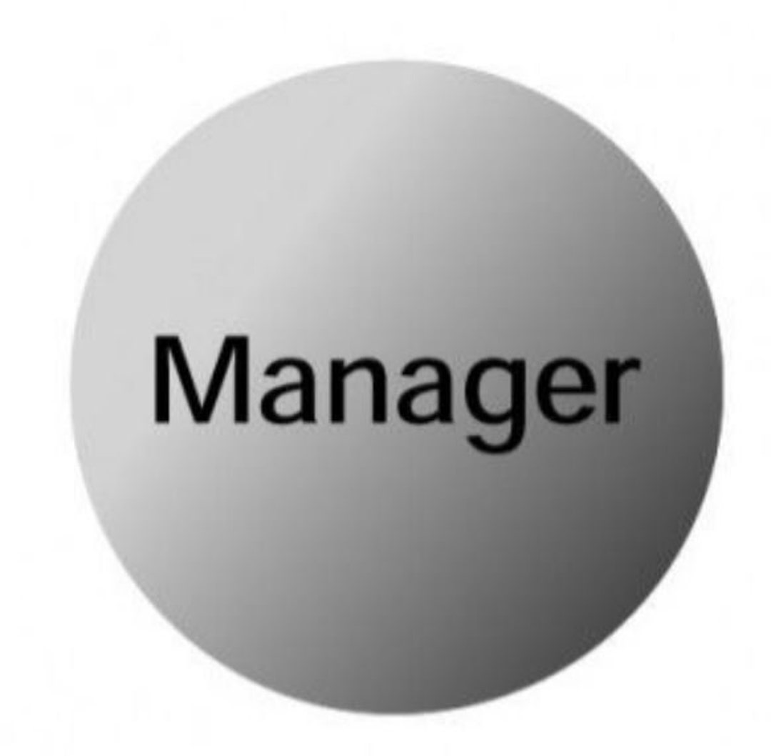 Manager Door Sign - Etsy