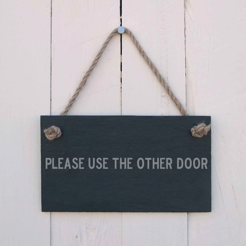 Please Use This Door Sign - Etsy