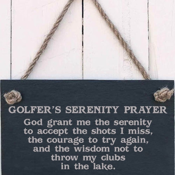 Golfers Prayer - Etsy