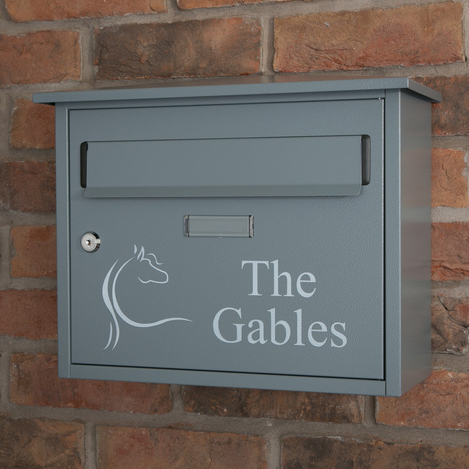 Belfast Post Box in Gunmetal Grey Personalised With Your | Etsy UK