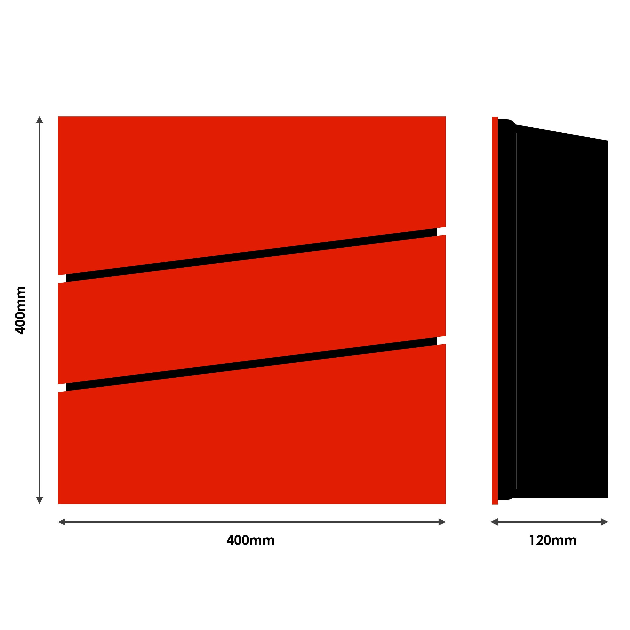 Personalised Statement Letterbox Postbox Mailbox Signal Red | Etsy