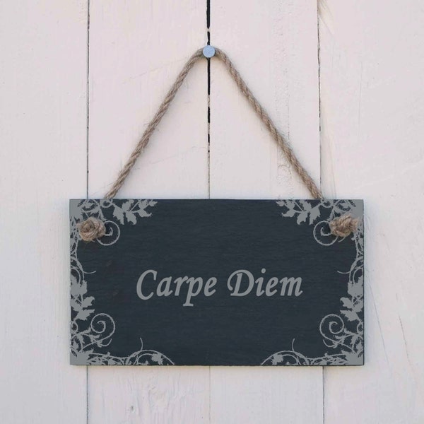 Carpe Diem Sign - Etsy