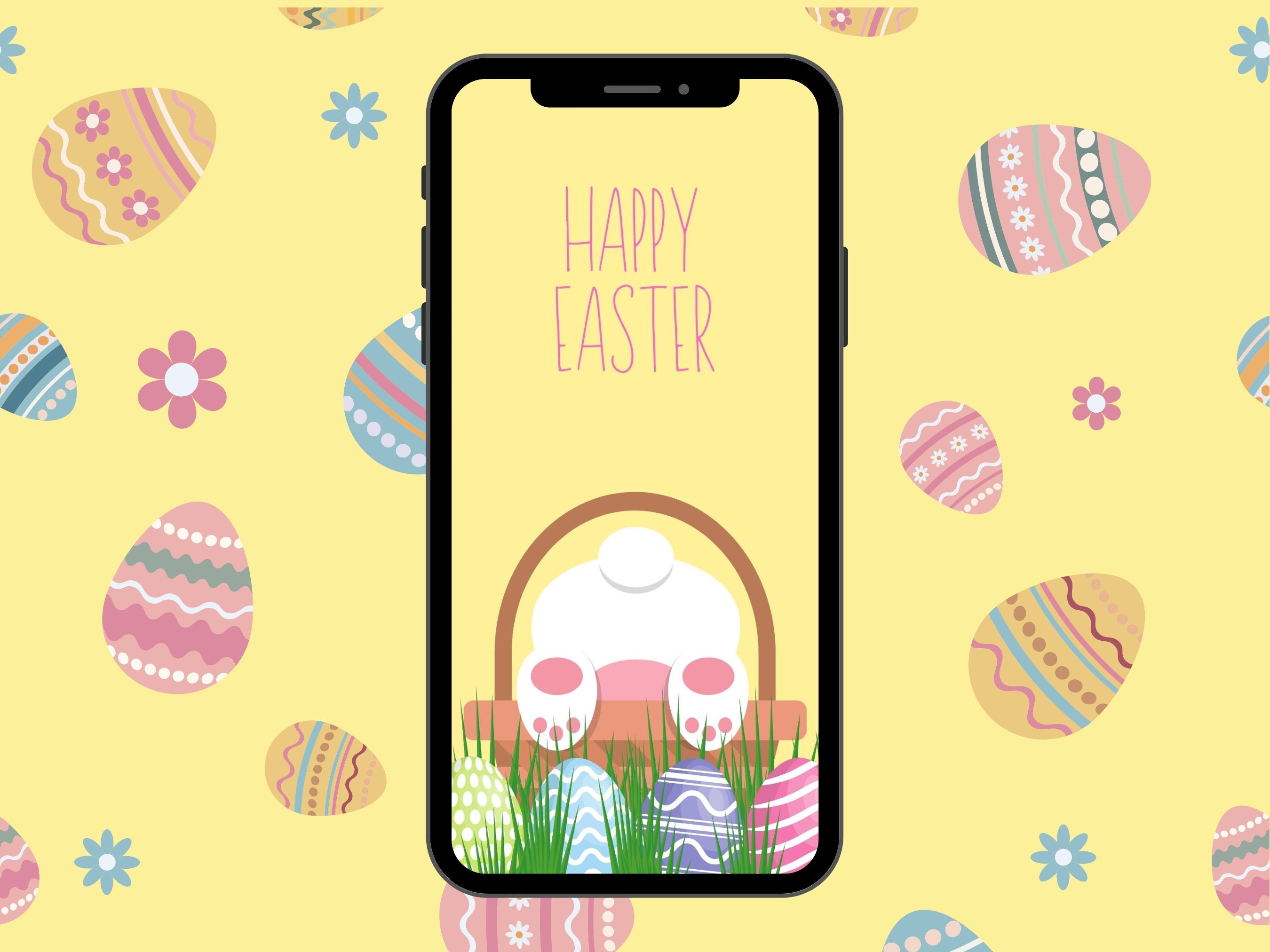 Happy Easter Ecard Digital Download Animated Easter MP4 Easter JPG ...