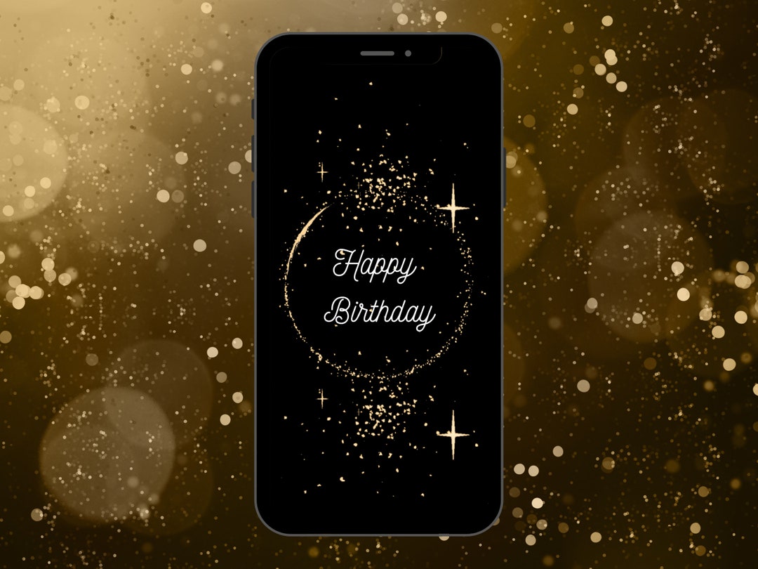 Happy Birthday Ecard Digital Download Animated Birthday MP4 Birthday ...