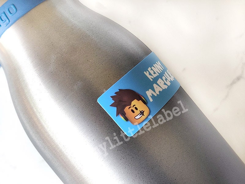 Personalised Roblox Stickers Name Label Waterproof Name labels | Etsy