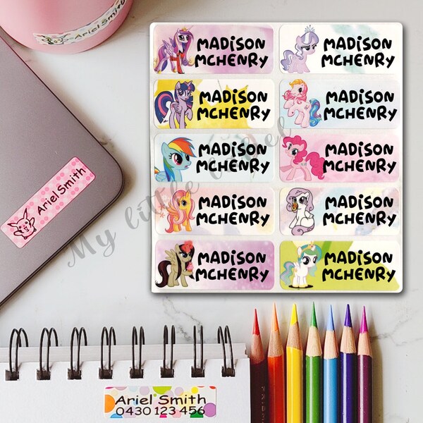 Little Pony Name Tag - Etsy