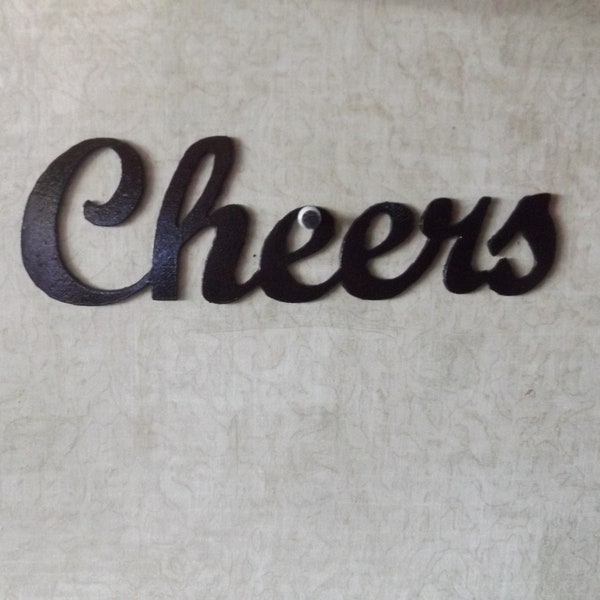Cheers Sign - Etsy