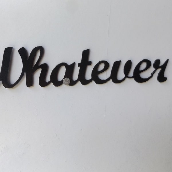 Whatever Sign - Etsy