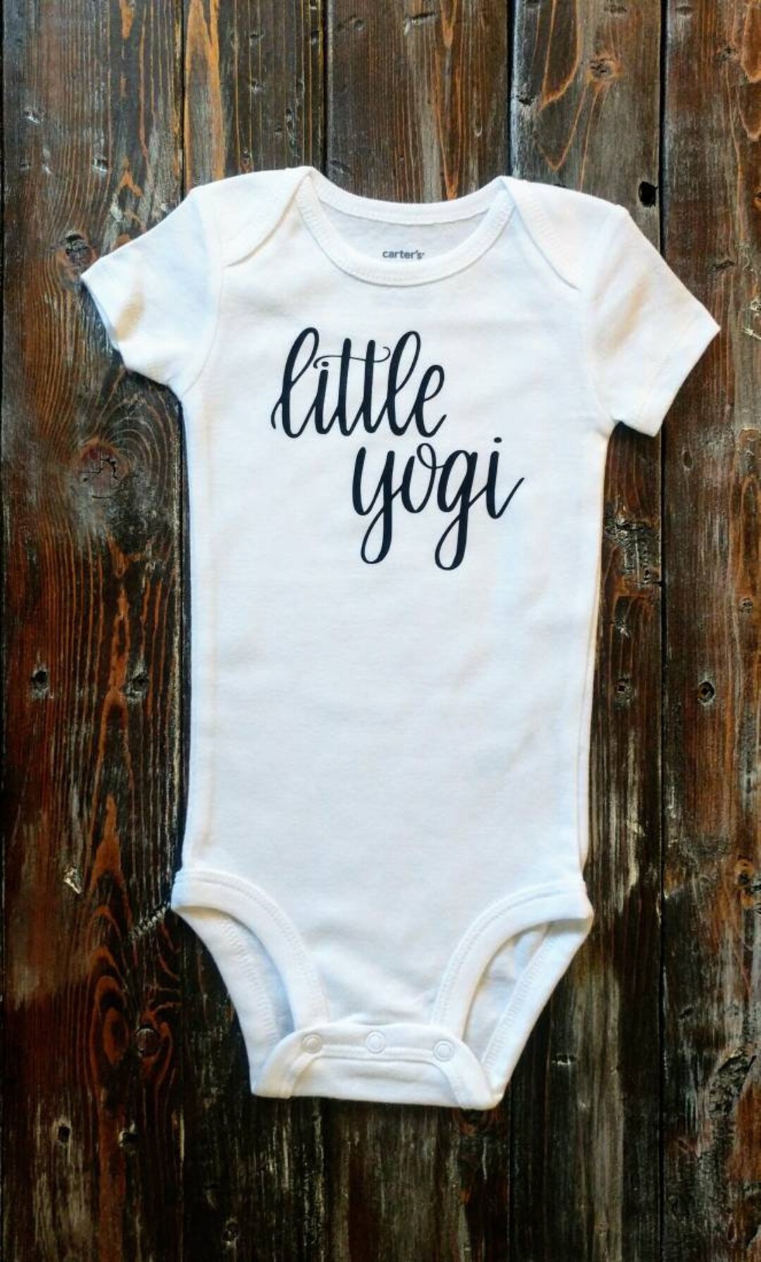 Little Yogi Baby Bodysuit / Mommy's Little Yoga Partner / Cute Yoga ...