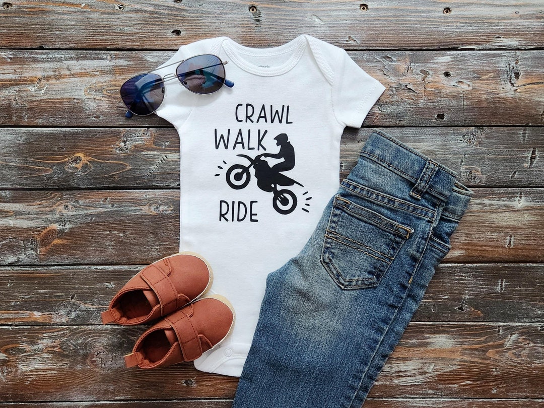 Crawl Walk Ride / Dirtbike Bodysuit / Motorcycle Baby / KTM Yamaha ...
