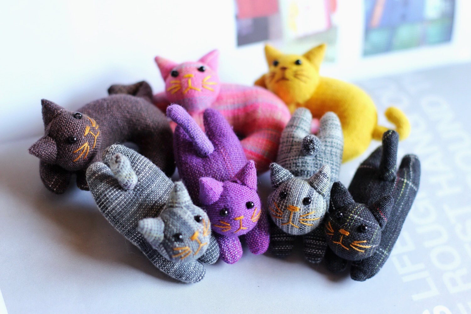 Wholesale : 100 Cat Pins Handmade Cat Pin Brooch Animal - Etsy