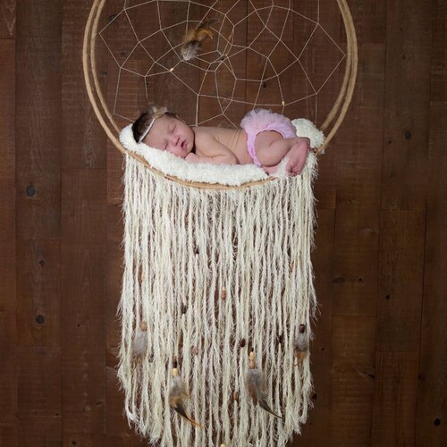 Cream Newborn Baby Blanket Chunky Photo Prop | Etsy